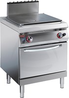 Industrial Solid Top Cooker with Oven